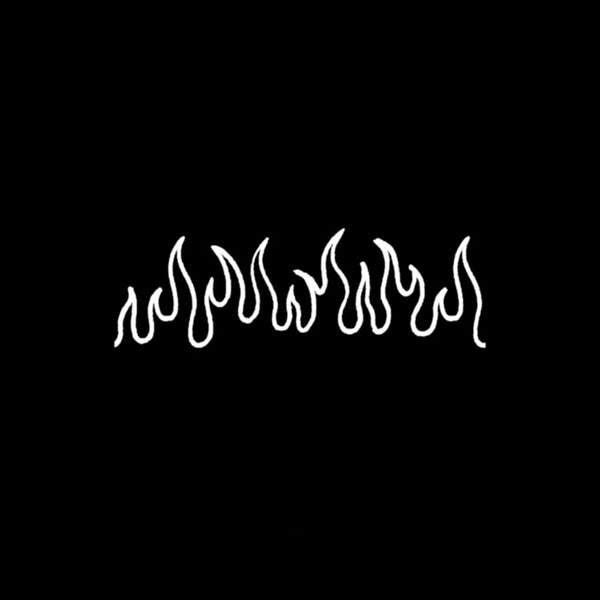Cool Flame Temporary Tattoo – Fade Away Tattoo