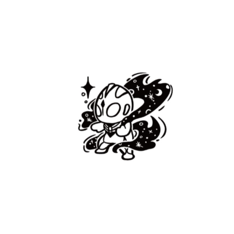 Cute Ultraman Temporary Tattoo – Fade Away Tattoo