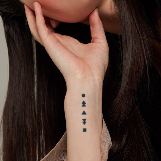 Music Playback Button Temporary Tattoo – Fade Away Tattoo