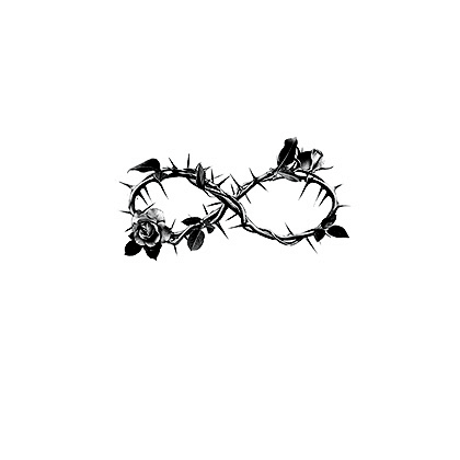Black Infinity Thorns – Fade Away Tattoo